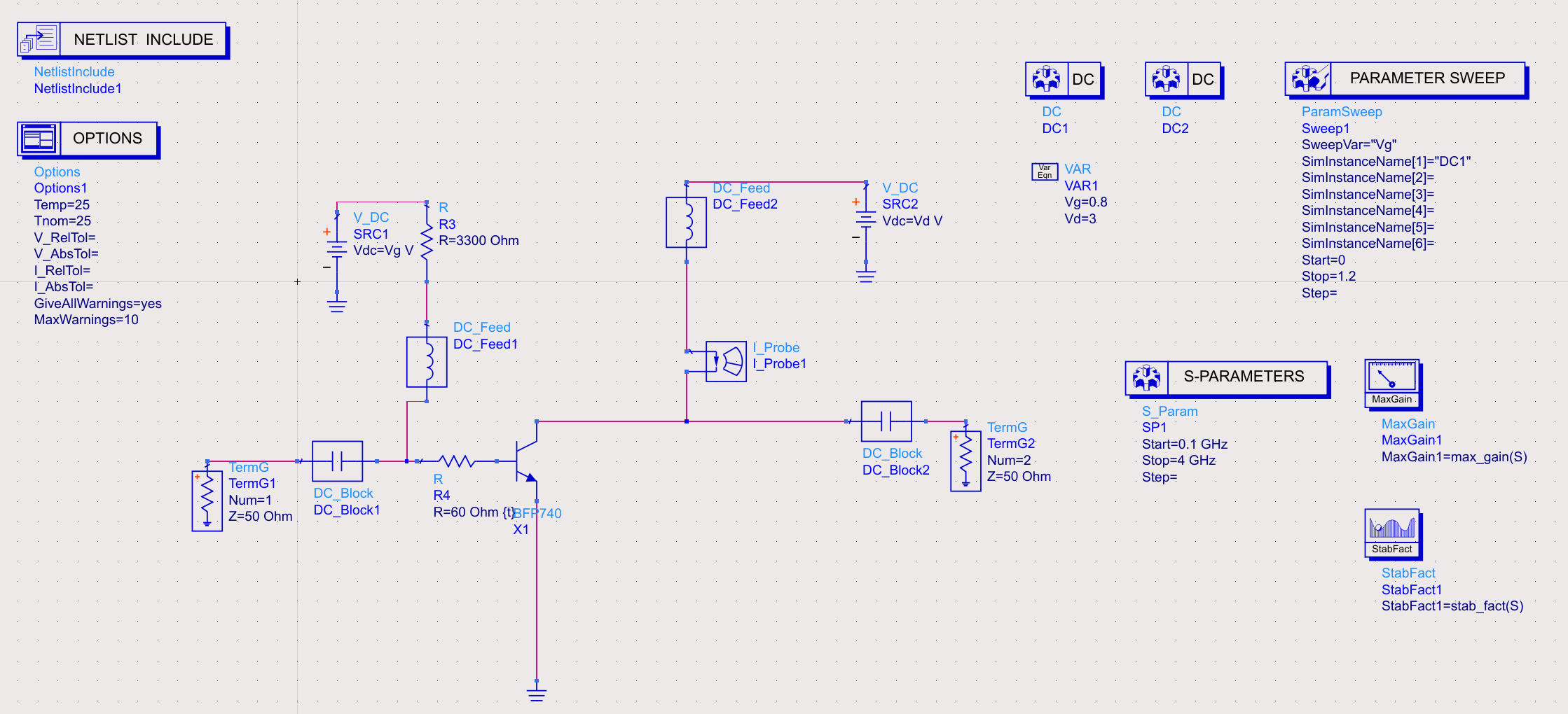 南台灣。木星人: 電路模擬軟體：以BFP740為例,在ADS匯入模型資料檔而不受版本限制
