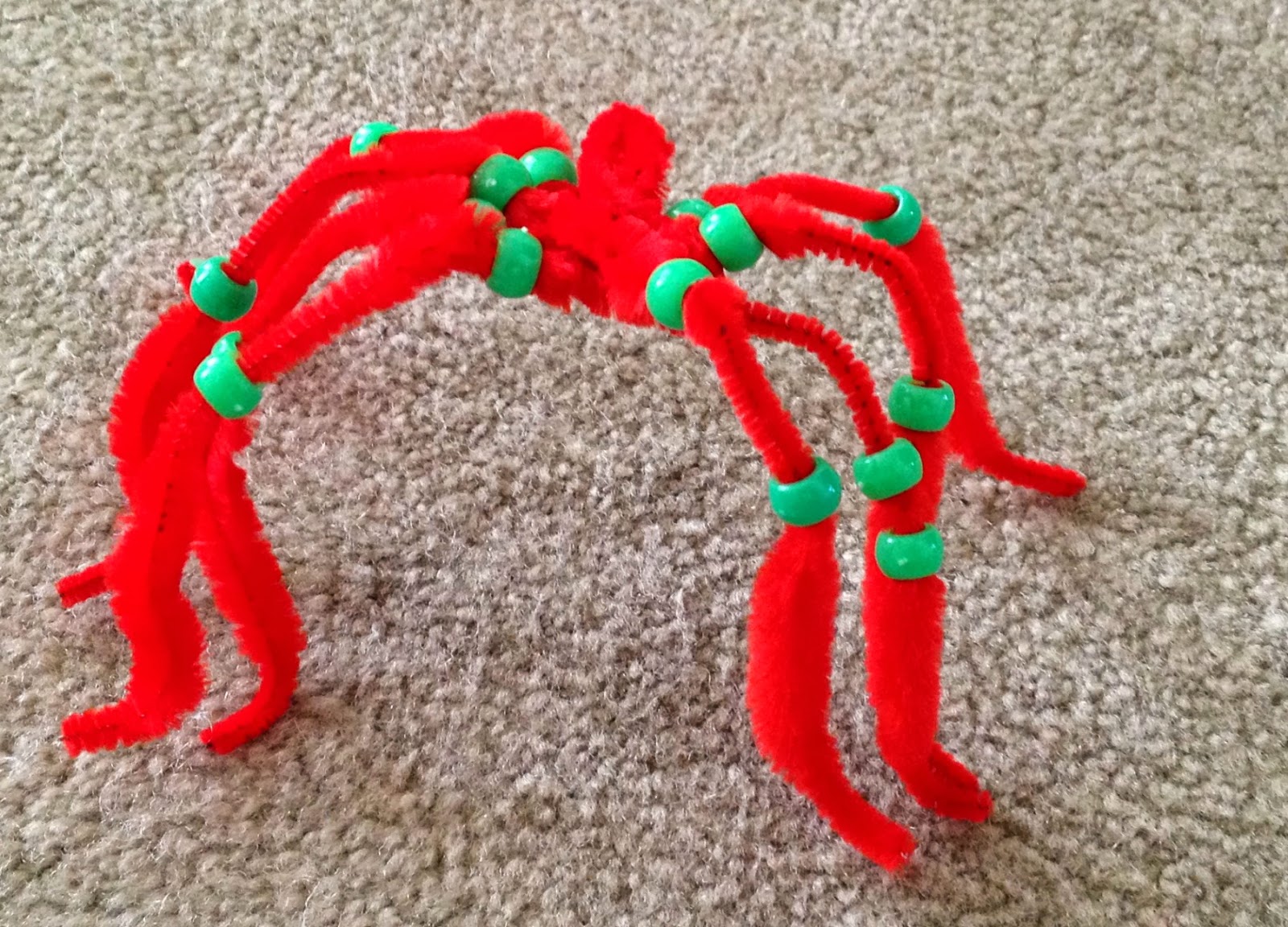 Time for Play: Pipe Cleaner Spiders