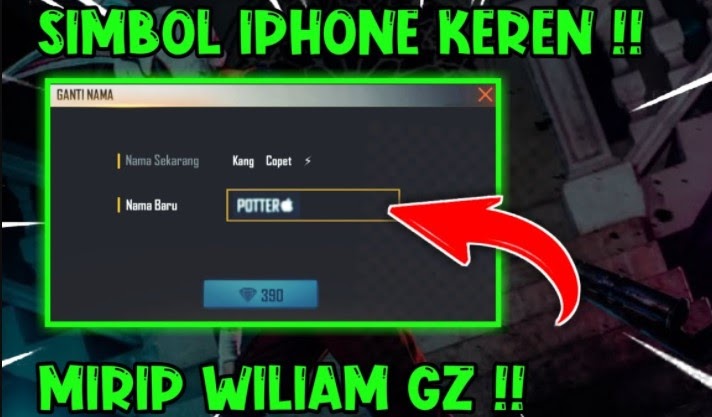 Nama FF Keren Logo iPhone, Begini Cara Buatnya - Area Tekno™