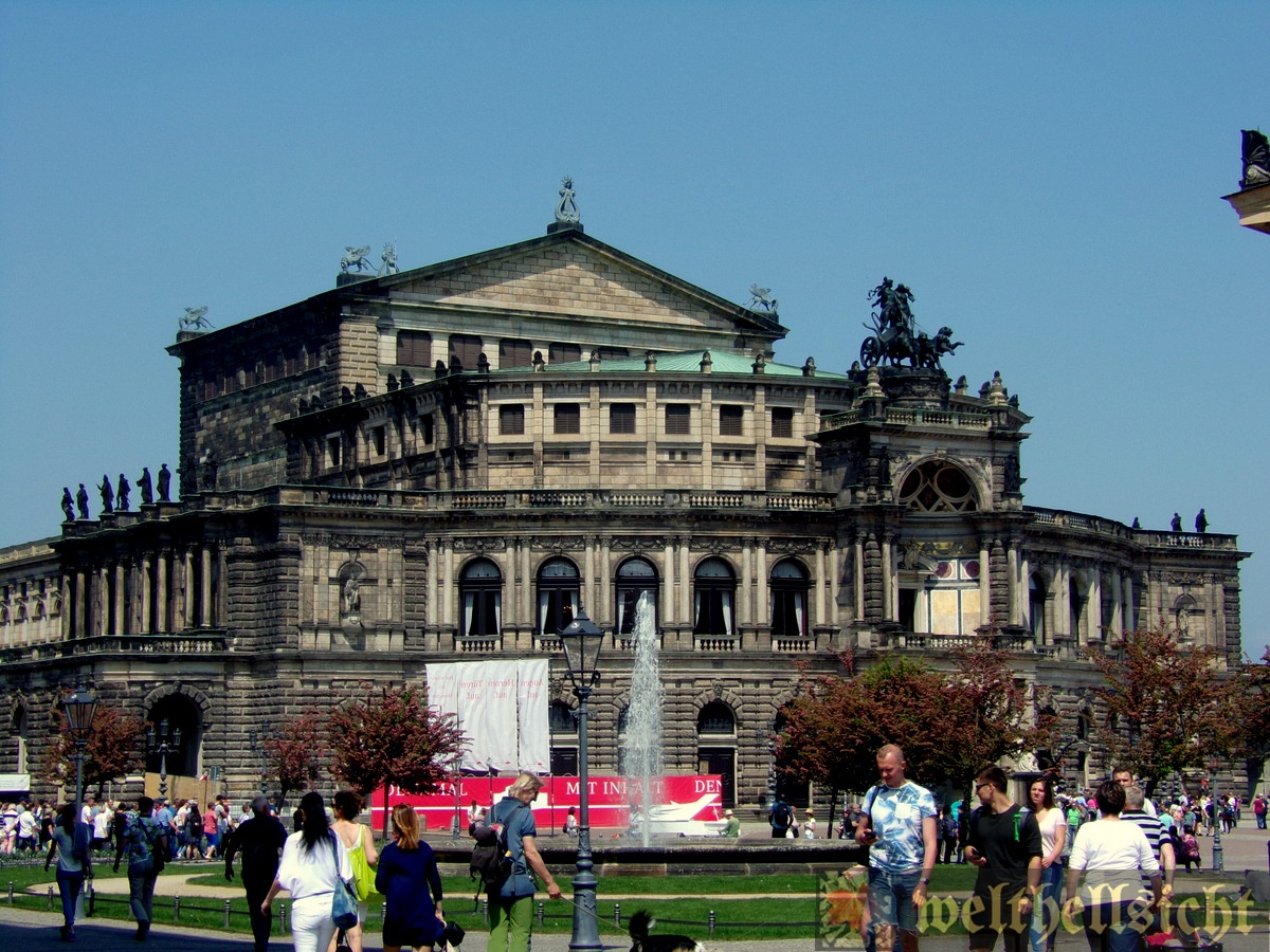 welthellsicht - moje spojrzenie na świat : Opera Sempera i pomnik Sempera