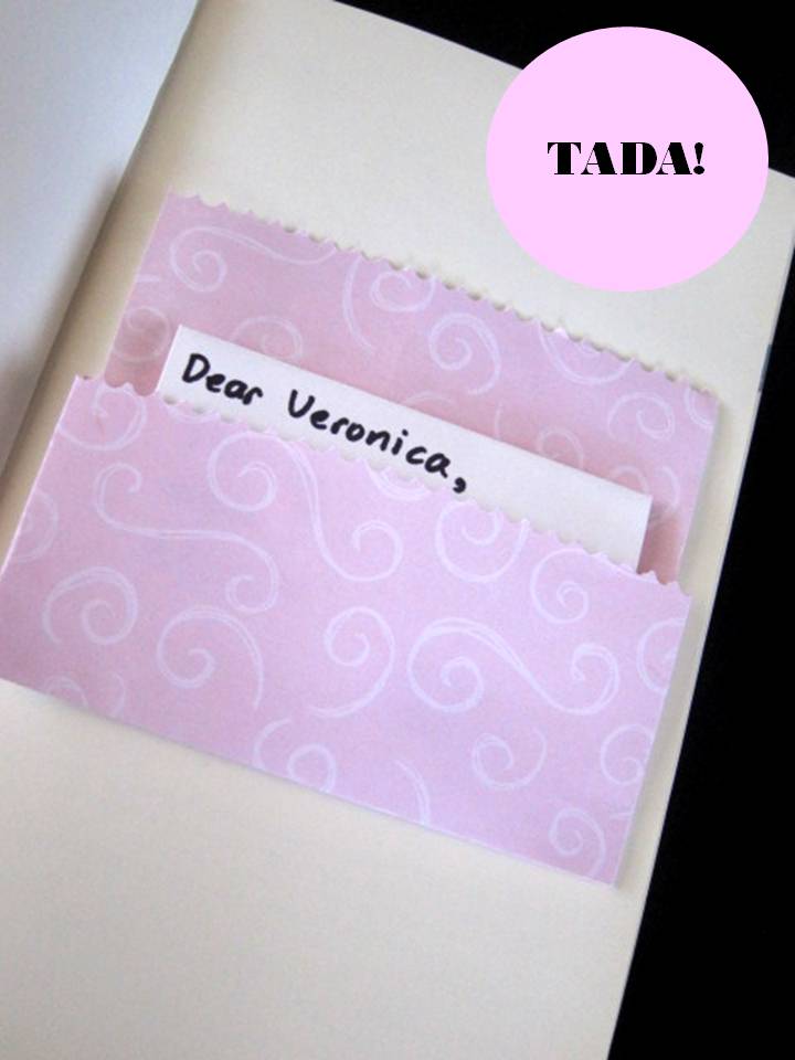 blah to TADA!: Paper Pockets