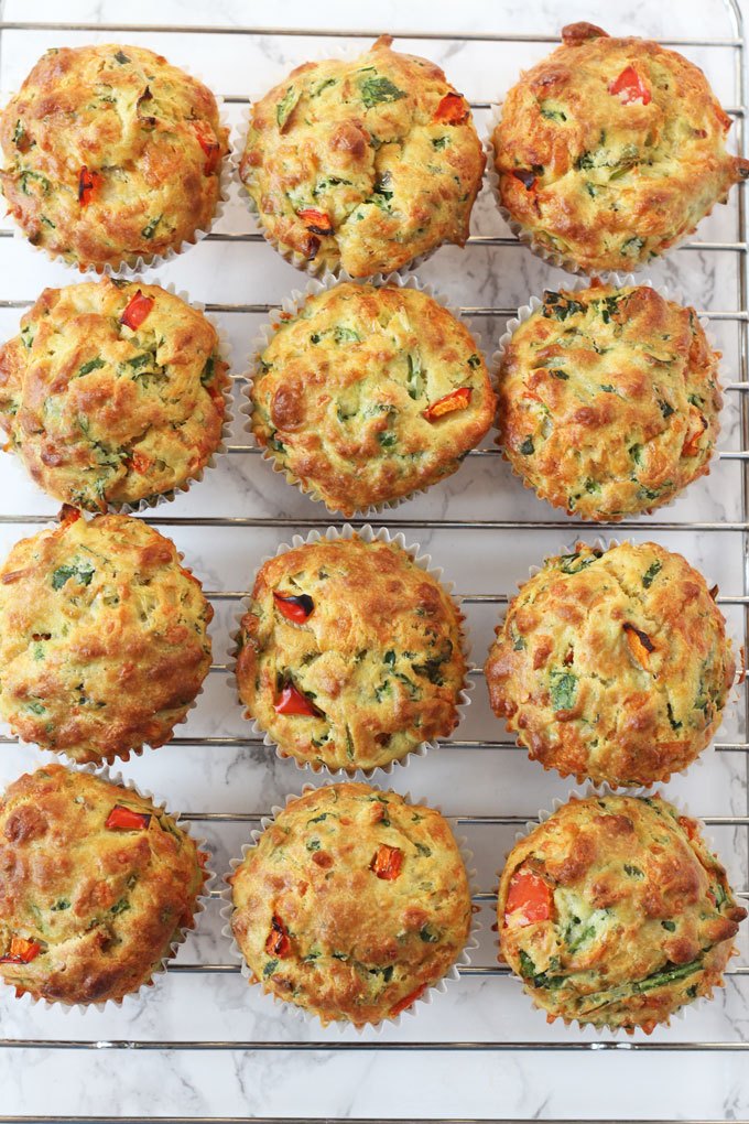 SPINACH CHEESE SAVOURY LUNCHBOX MUFFINS My Kitchen Recipes spinach-cheese-savoury-lunchbox-muffins-my-kitchen-recipes