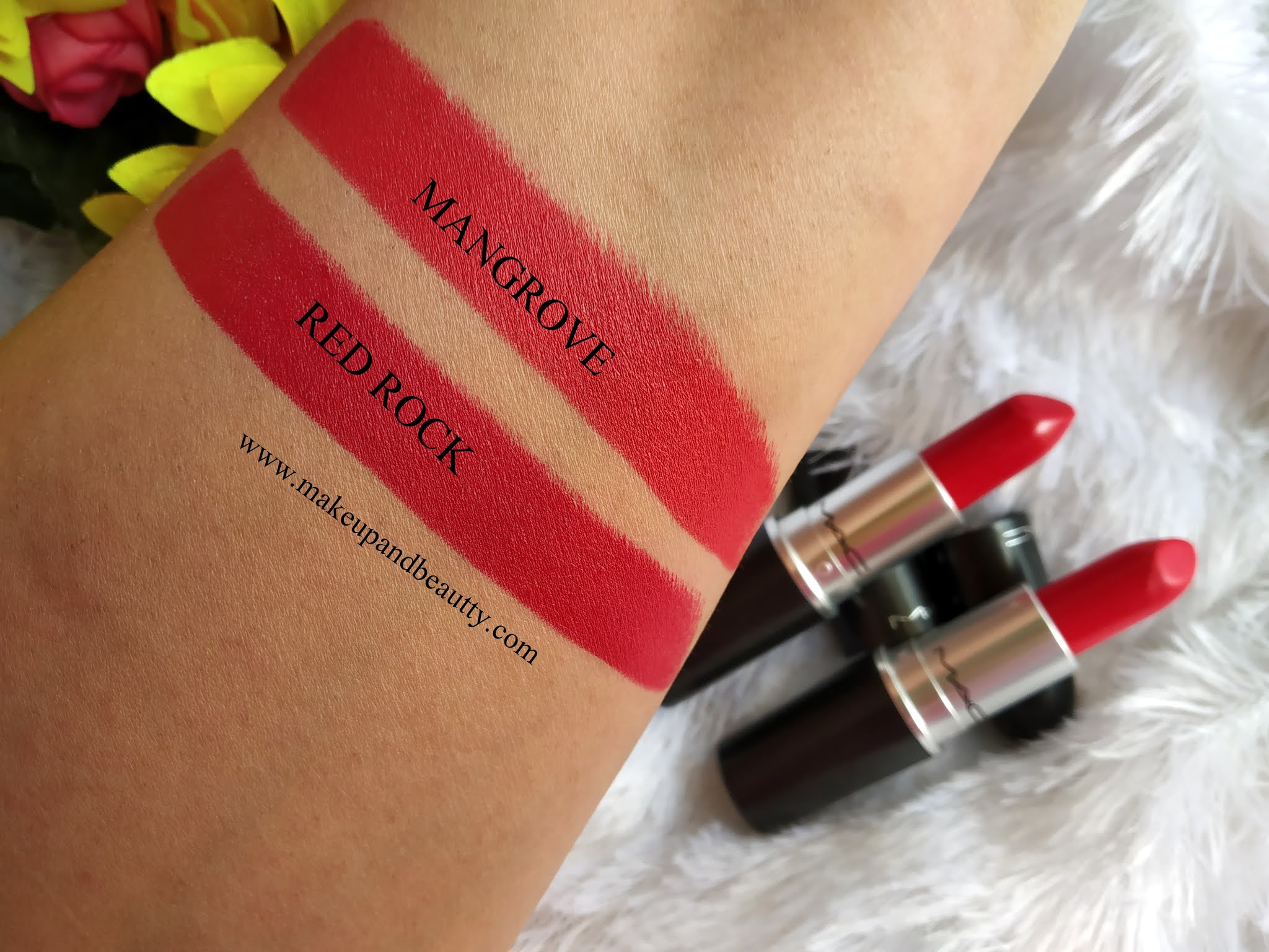 Mac Red Lipstick Swatches