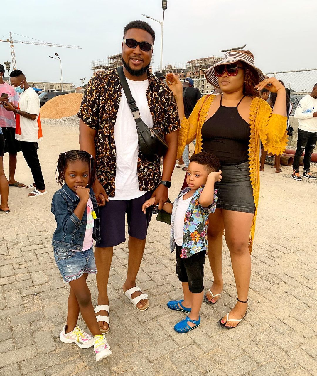 Pictures of Nosa Rex and his wife and Kids
