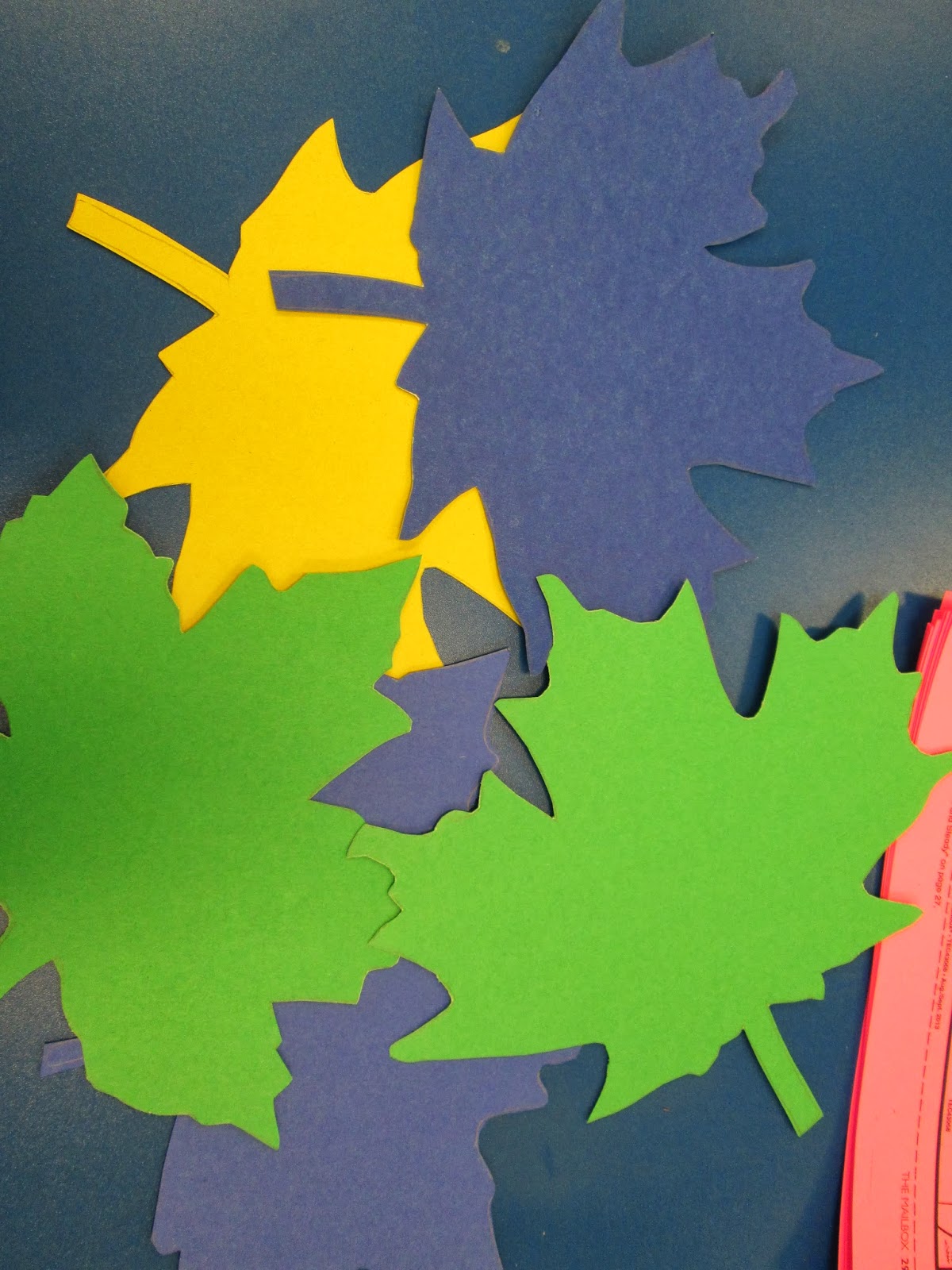 Adventures in Third Grade: Leaf Sponge Art