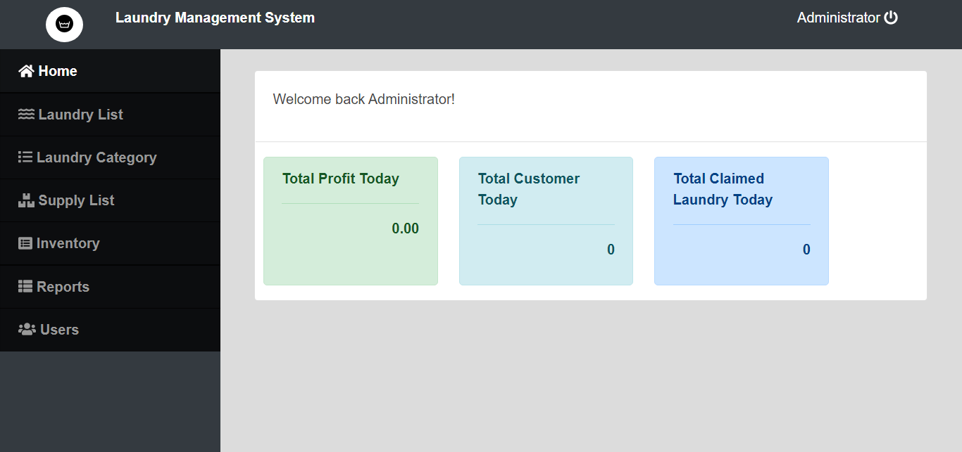 Online Laundry Management System In PHP MySQL Free Download | Campcodes