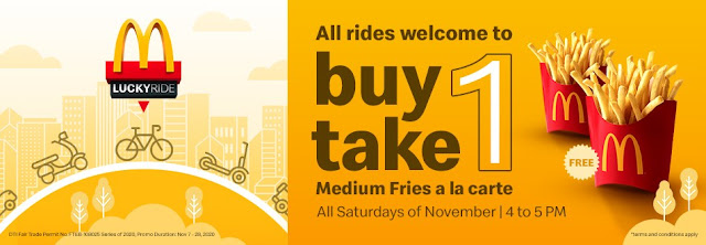 Manila Shopper: McDo Ride-Thru Promo - Buy1 Take1 Fries: All Saturdays ...