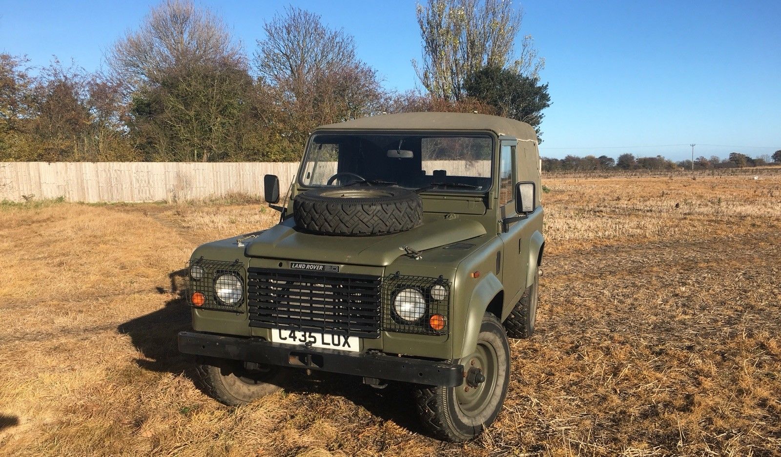 Landrover Defender: Land Rover 90 Ex military ex mod soft top 200tdi ...