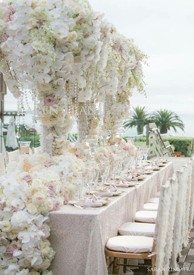 Wedding Reception Decoration : Long Tables - Belle The Magazine