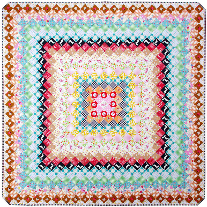 Giant Granny Square Quilt - A Finished Quilt | Red Pepper Quilts ...