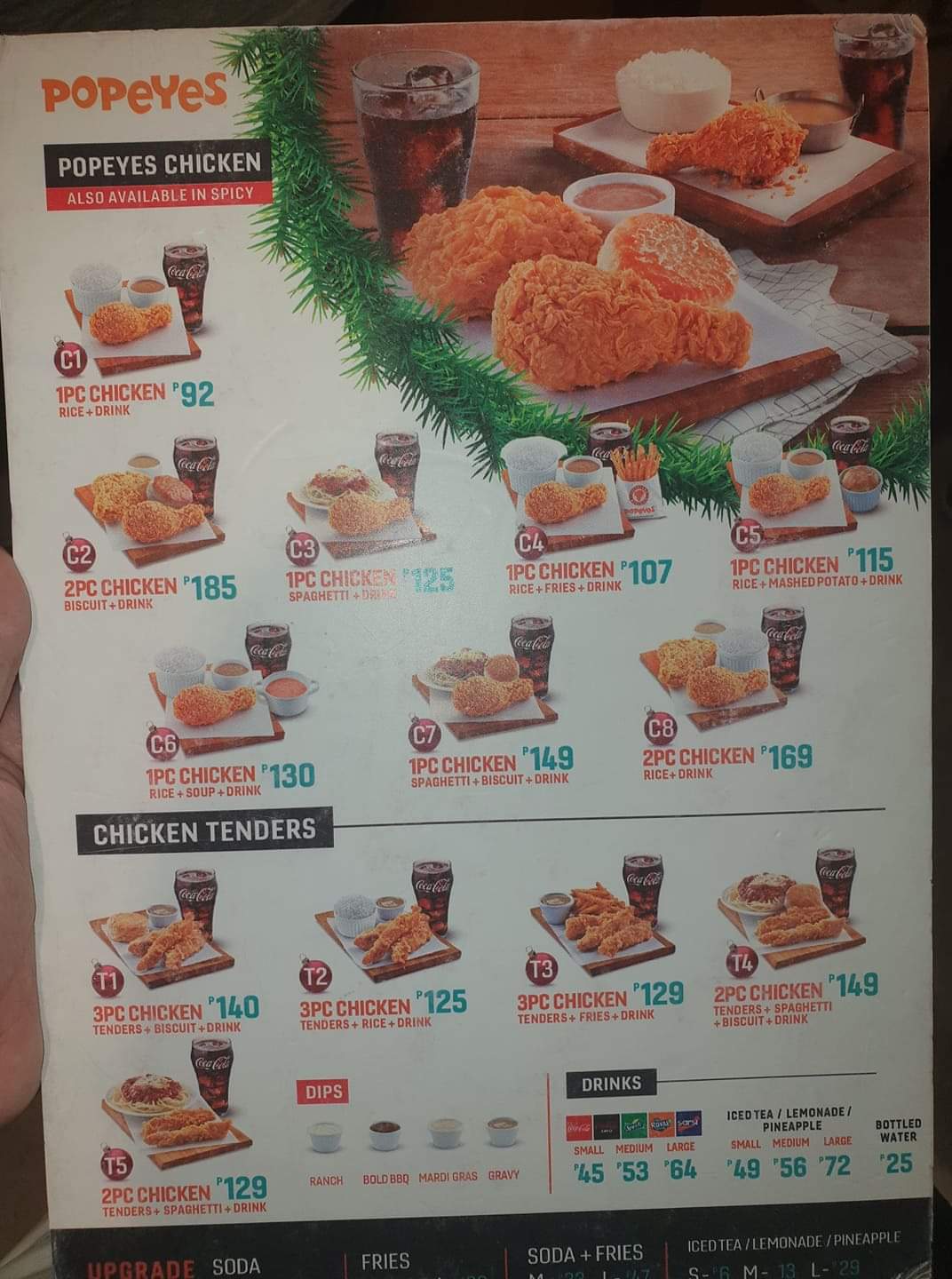 Popeye Chicken located in the Philippines