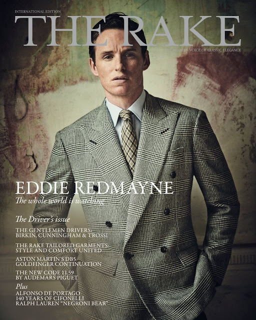 Addicted to Eddie: The cover star of The Rake Magazine's 72th Issue