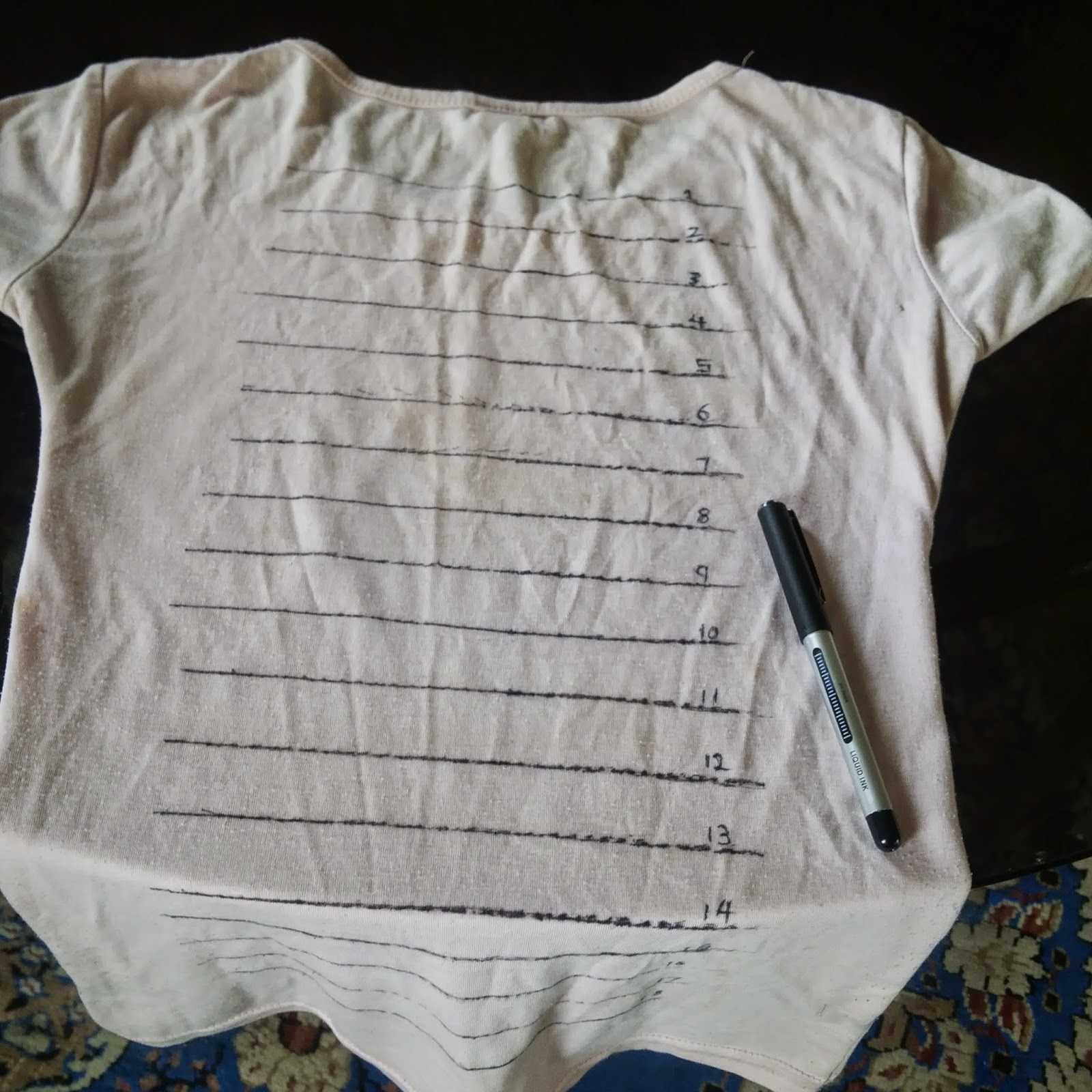 DIY | Length Check Shirt - Let's Grow Our Hair!