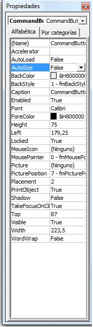 Macros y Formularios en Excel: Command Button