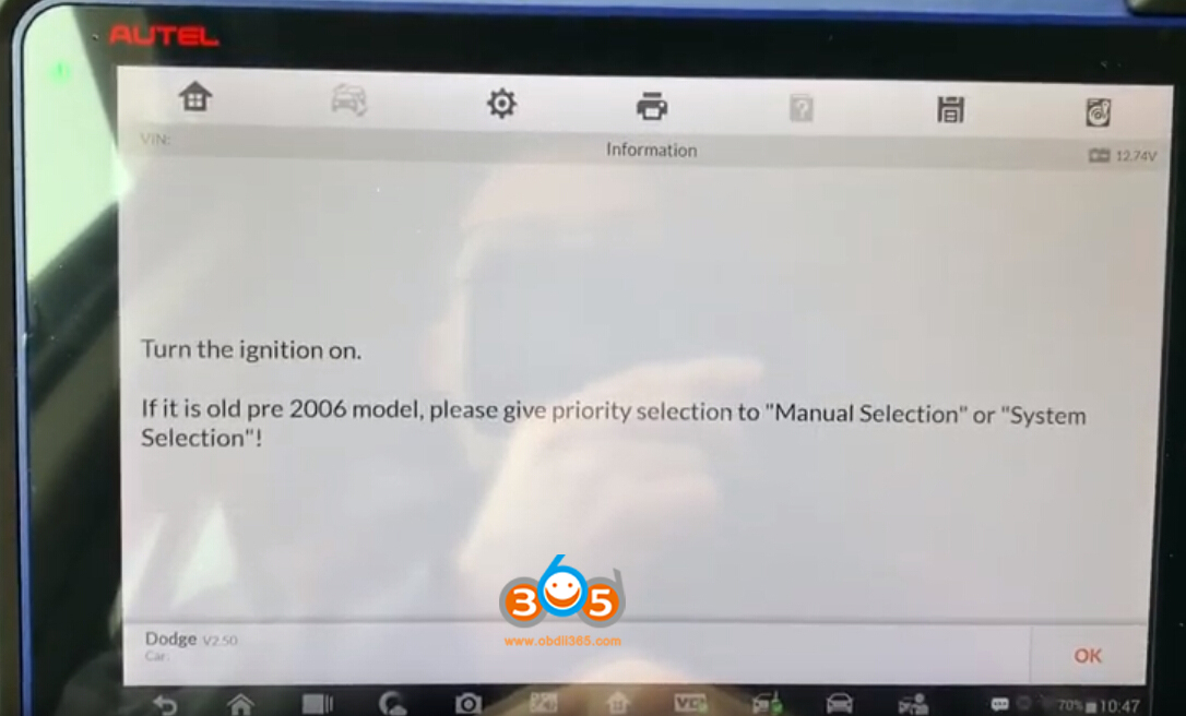 Autel MaxiIM IM608クライスラーダッジ成功の計算: careucar123のブログ