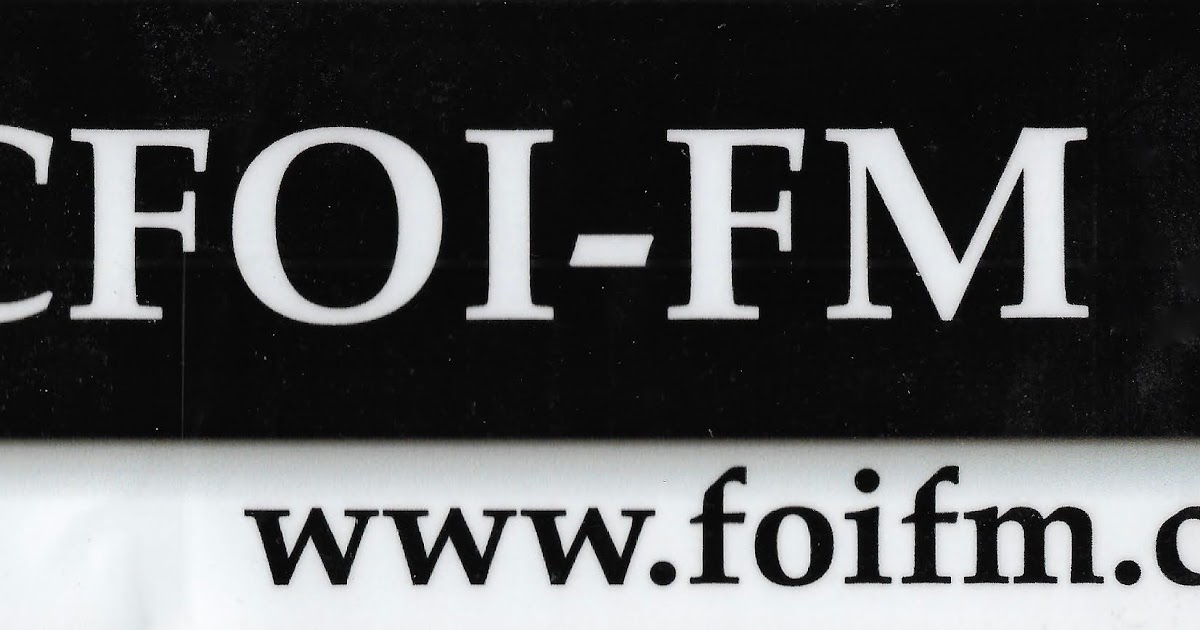 Radio Sticker of the Day: CFOI