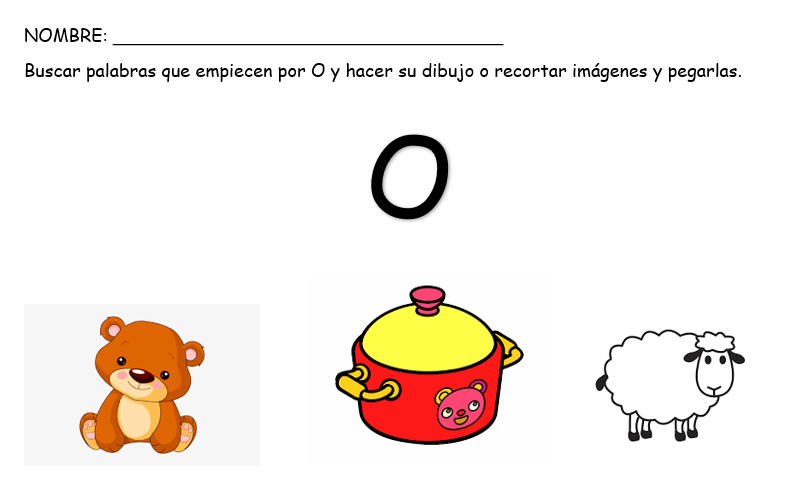 Los navegantes de infantil: LETRA "O"