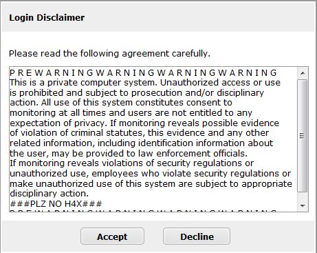 Al's Tech Corner: How-to: Configure a pre-login warning message on a ...