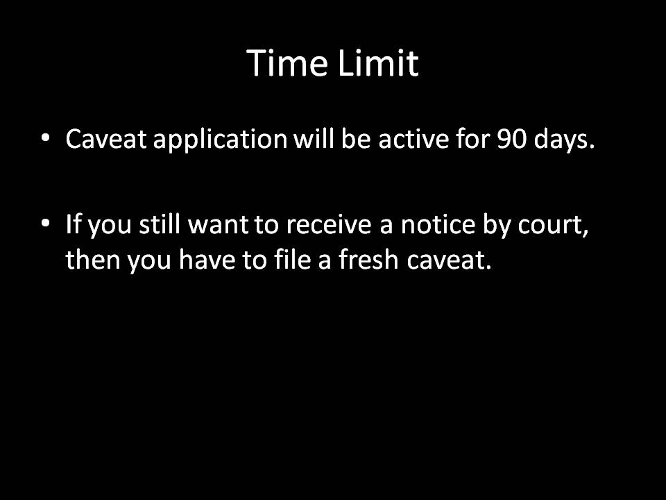 Civil Procedure Code - All about Caveat (Section 148A)
