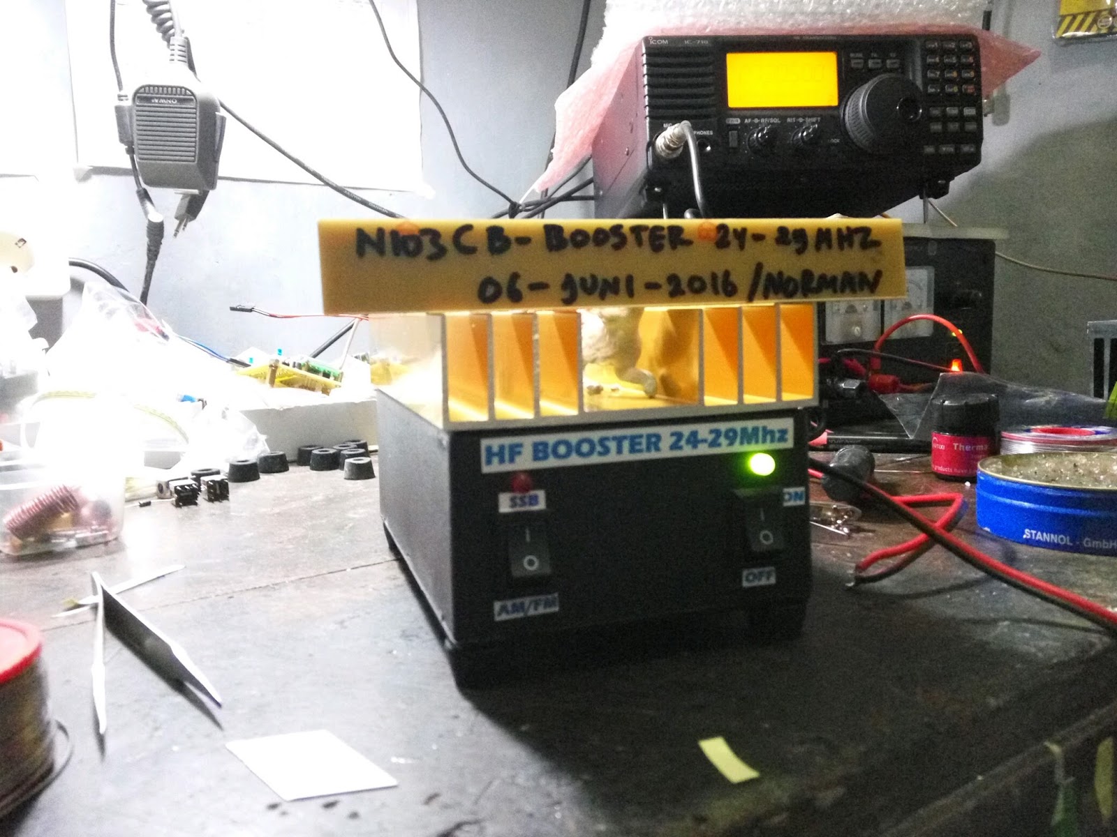 NORMAN RADIO AMATEUR WORKSHOP: N103 HF CB Linear Amplifier 100Watt 24 ...