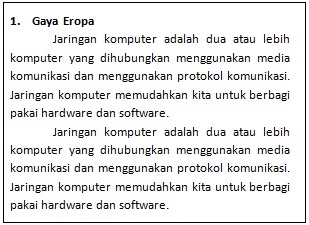 3 Cara Penulisan Paragraf - Astawan News
