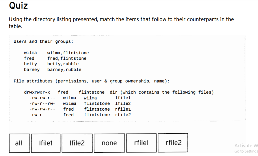 Chapter 6 Controlling Access To Files With Linux File System Permissions