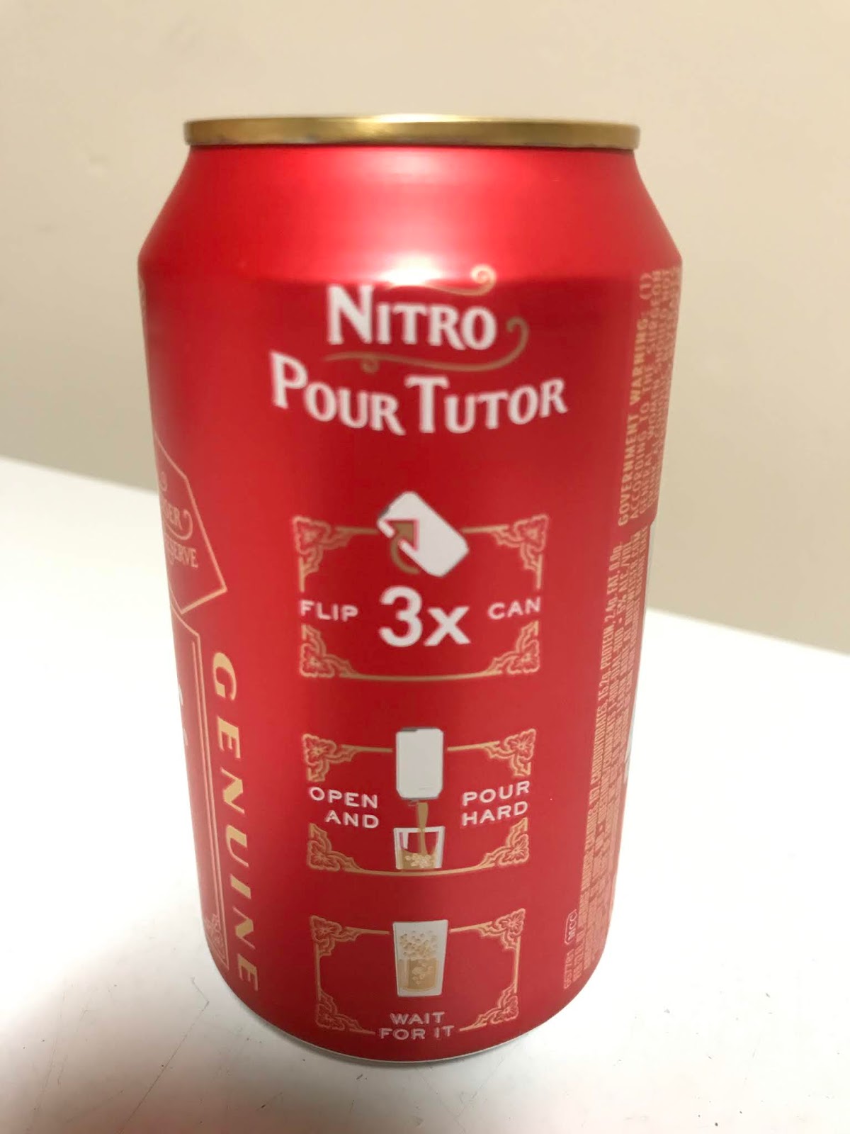 Beer Of The Week - Budweiser Nitro Reserve Gold