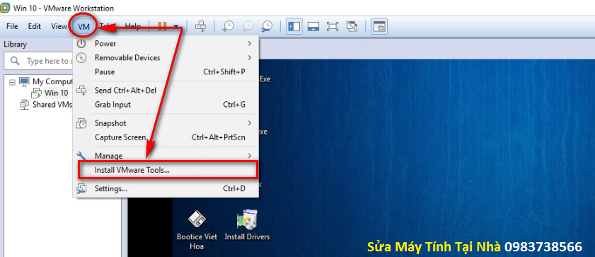 Cách phóng to màn hình Full Screen trong VMware Workstation - SỬA MÁY ...