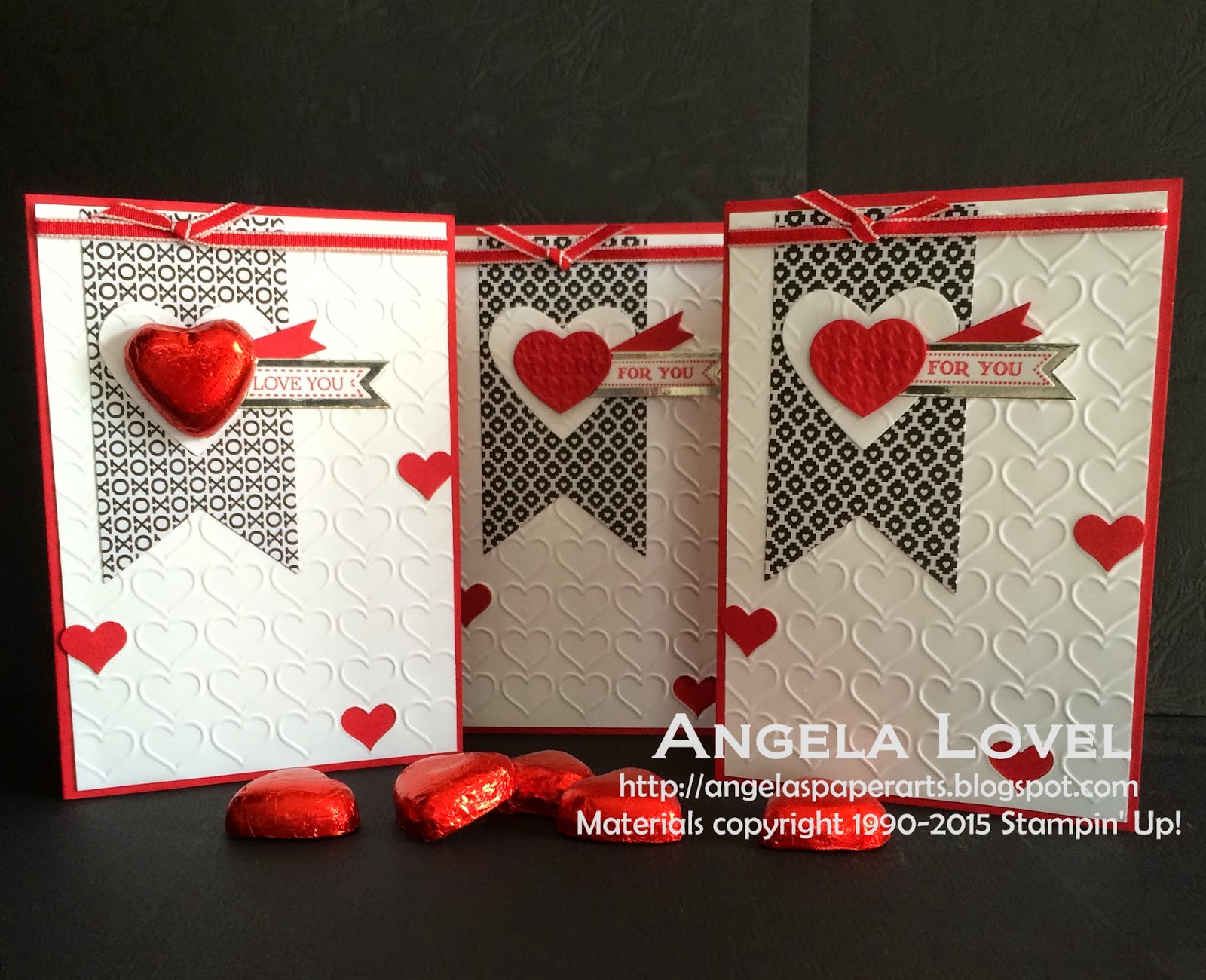 Angela's PaperArts: Happy Valentine's Day 'Sweet Treat' Card