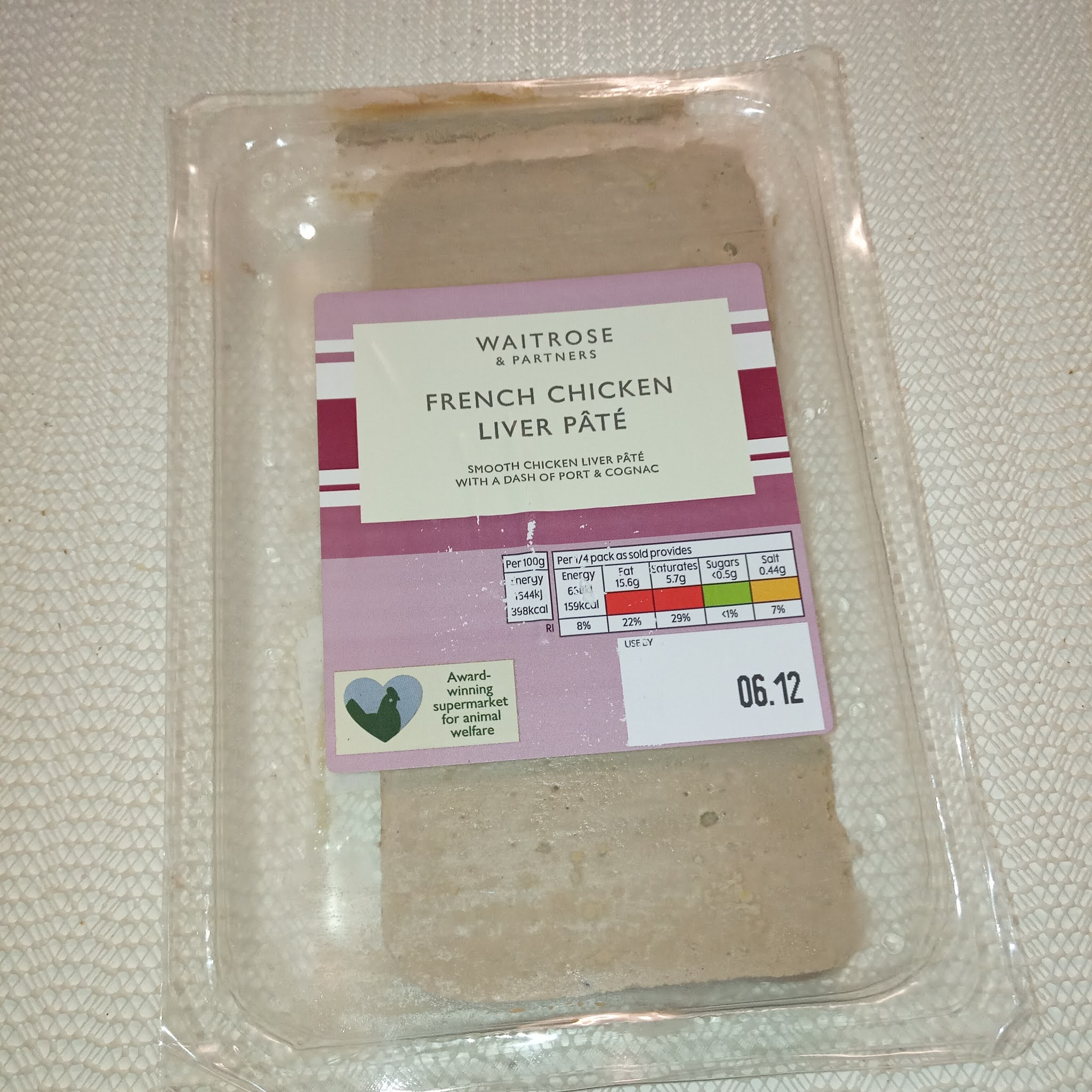 Supersupergirl's Food Reviews: [Review] Waitrose French Chicken liver pate