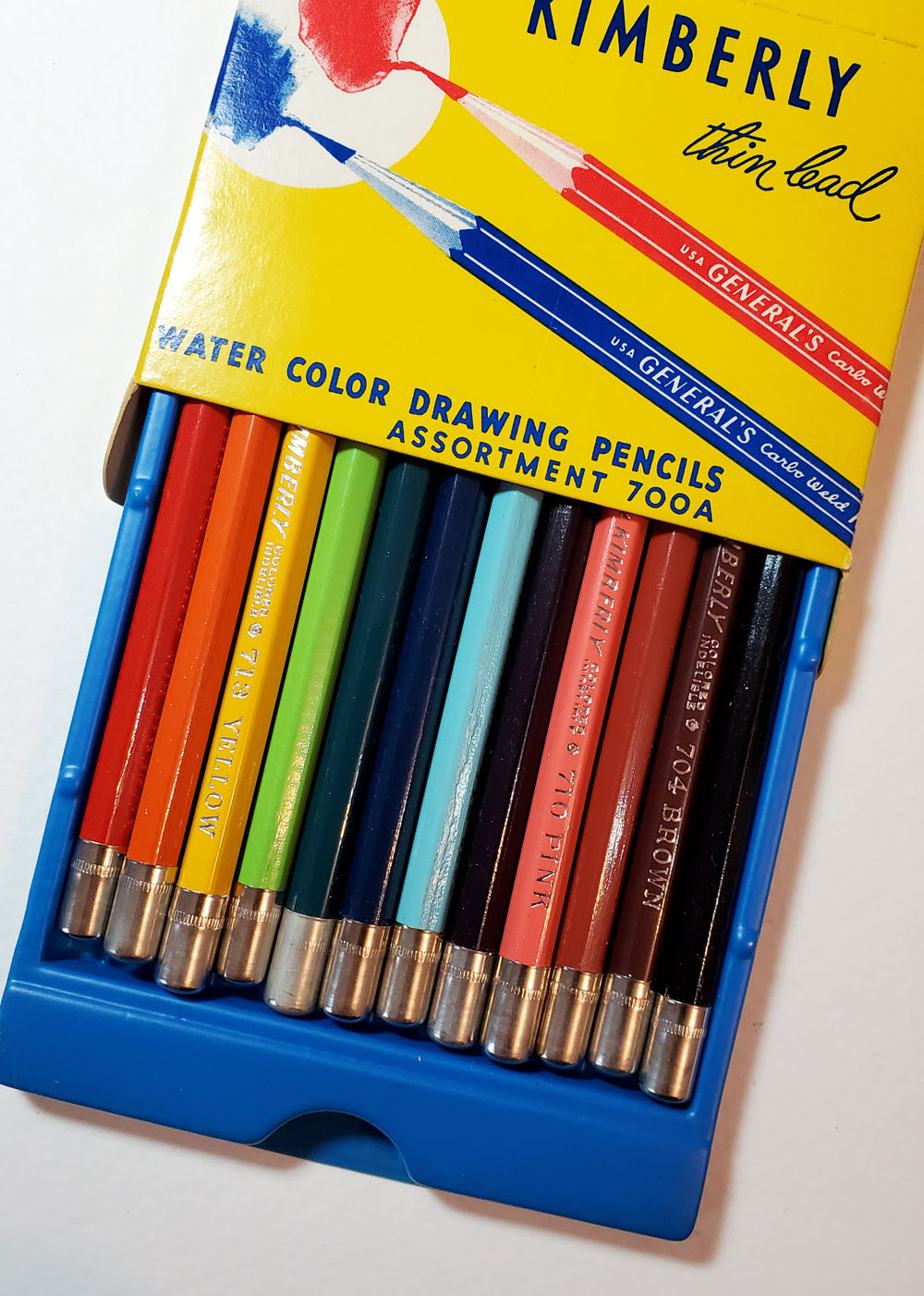 Fueled by Clouds & Coffee: Vintage Colored Pencils: General’s Kimberly ...