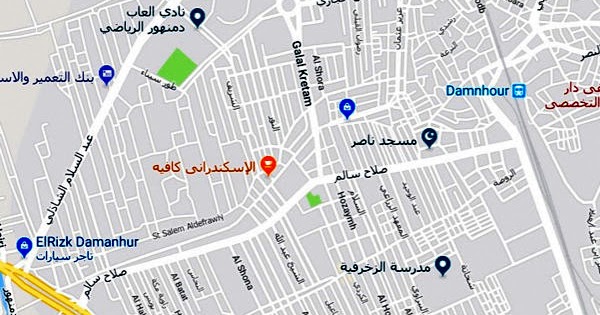 خريطة حي شبرا بمدينة دمنهور - مجلة البحيرة