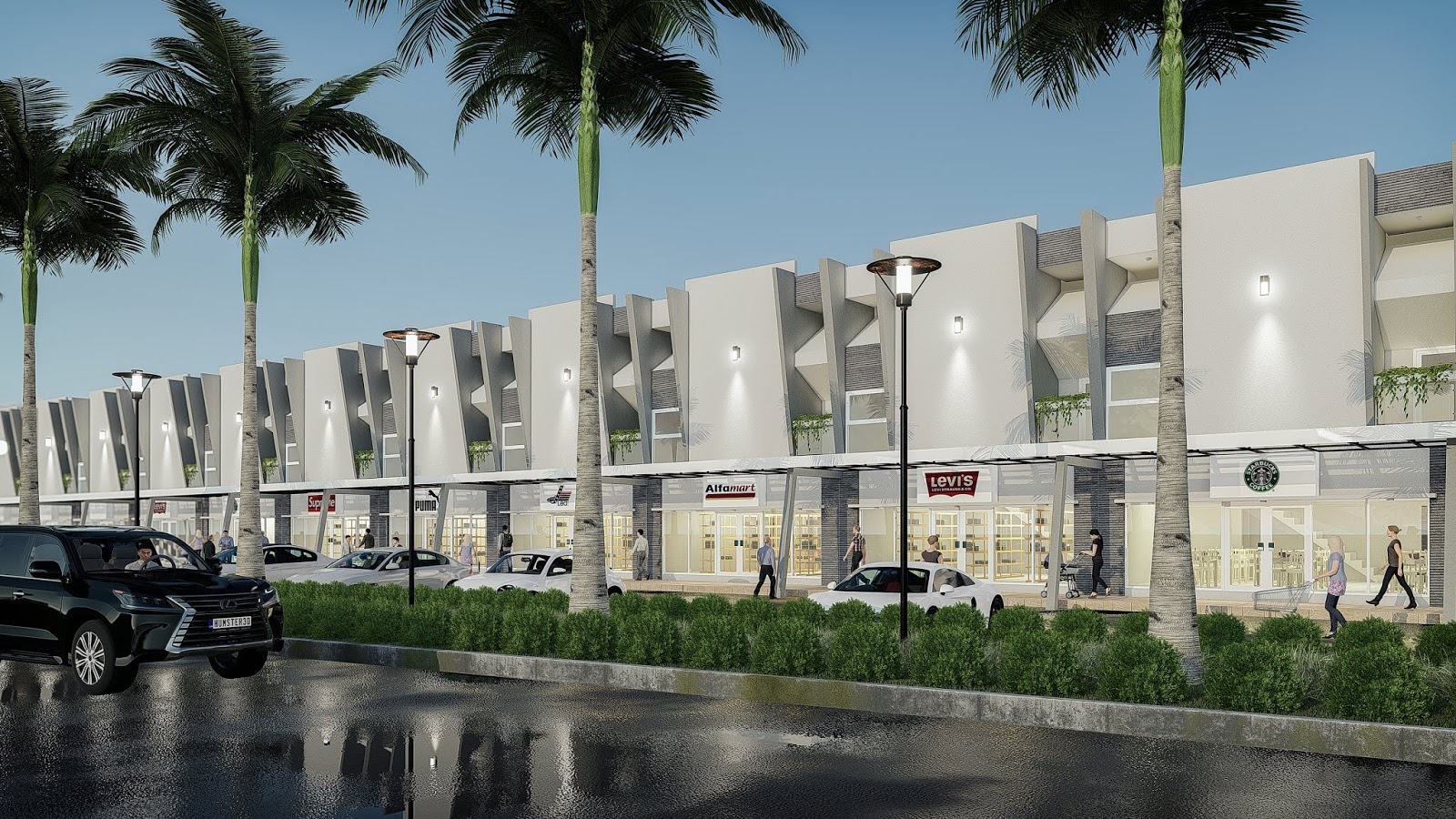 Design ruko 2 lantai minimalis modern auto cepat laku