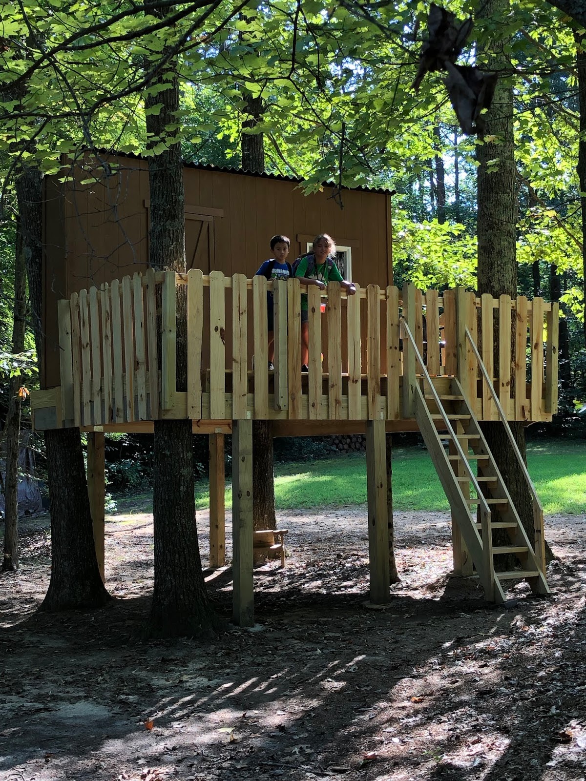 Ms. Nancy's Nook : Our "Big Woods" Tree House DIY