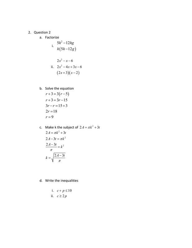 January 2020 CSEC Mathematics Paper 2 Solutions -Maths Paper 2 cxc ...