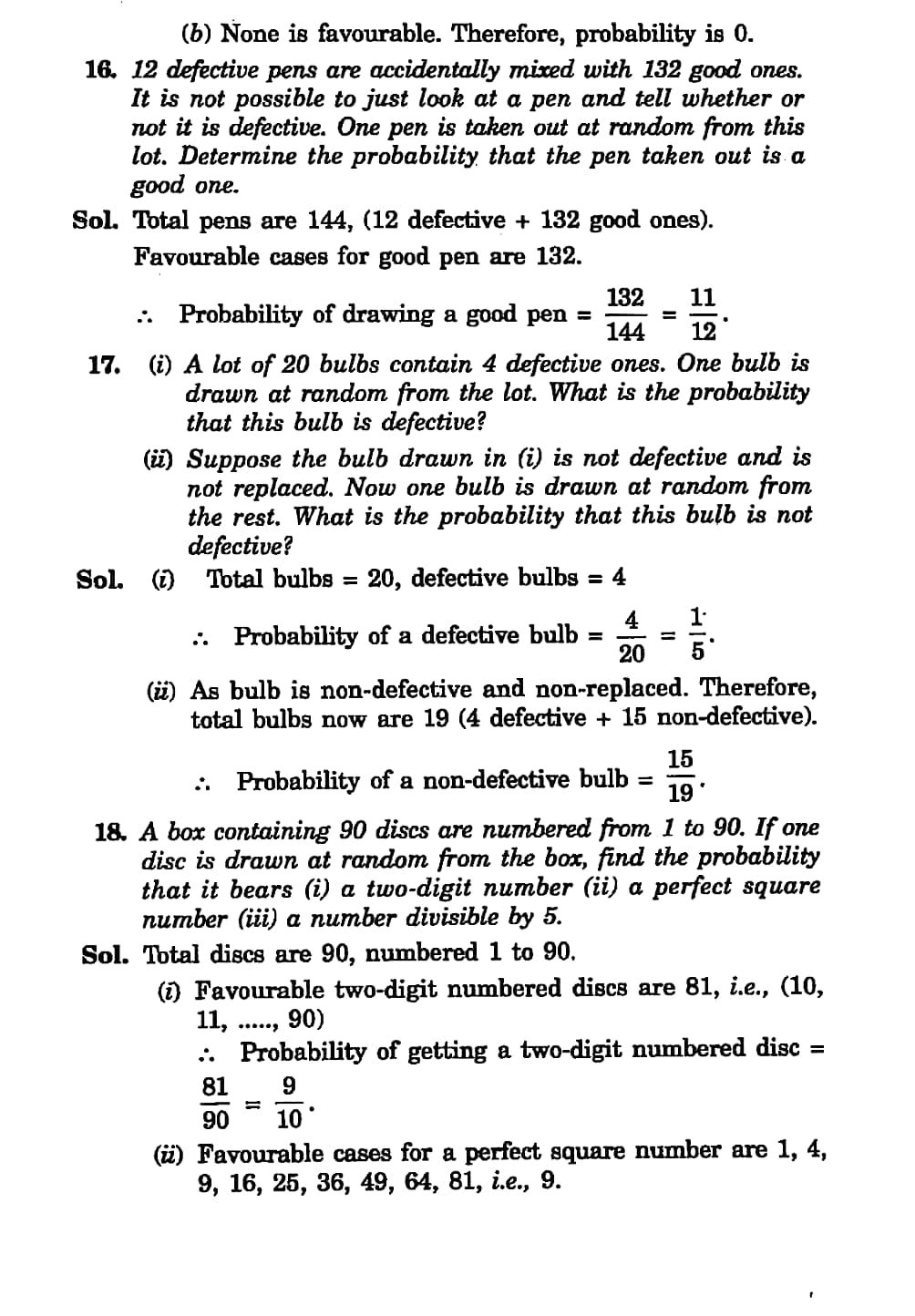 Probability class 10 math - Studypur