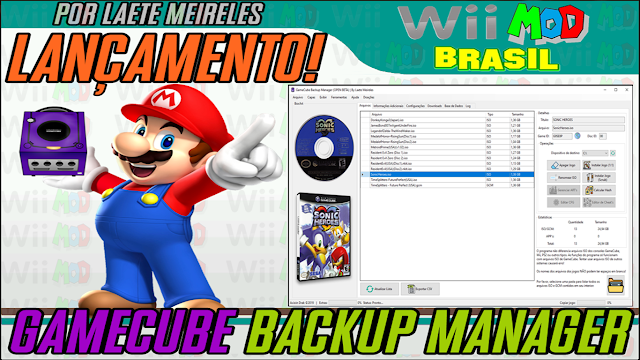Wii Mod Brasil: GameCube Backup Manager 2020