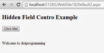 How to use HiddenField Control in ASP.NET