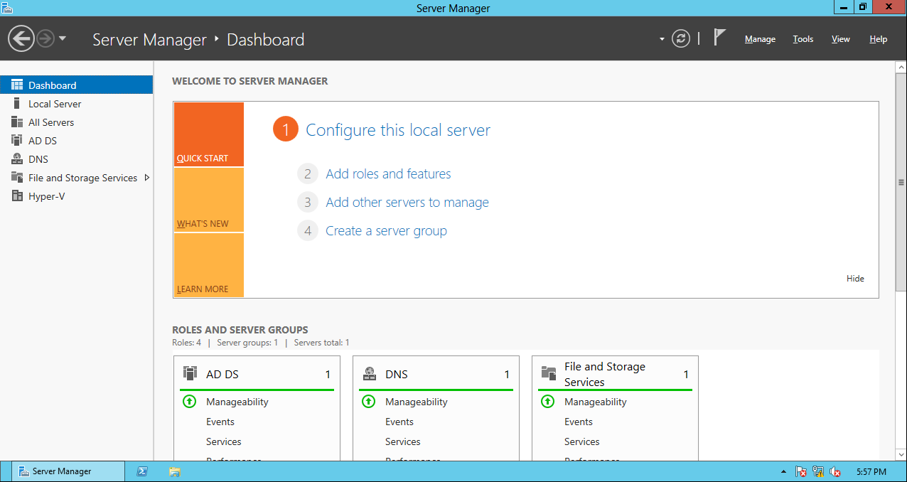 AD Shot Gyan: The Server Manager - Windows Server 2012