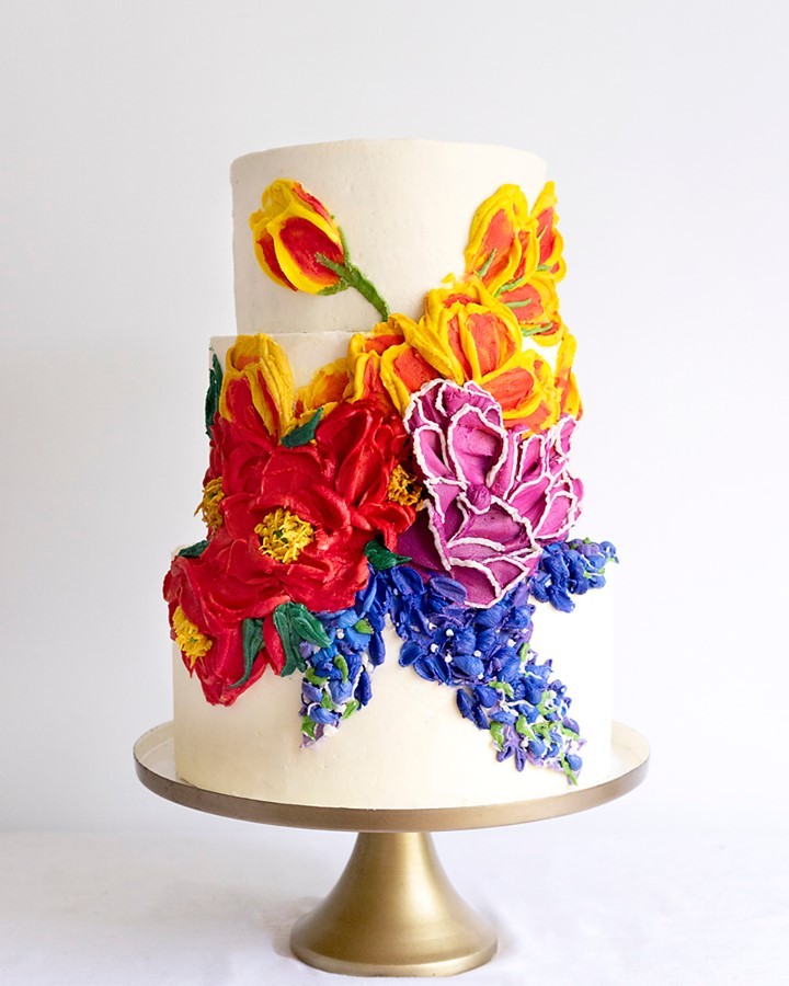 38 Hand-Painted Cake Ideas: Edible Works of Art | MÉLÒDÝ JACÒB