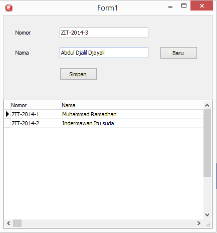 Membuat Nomor Otomatis Pada Delphi - JL | Delphi