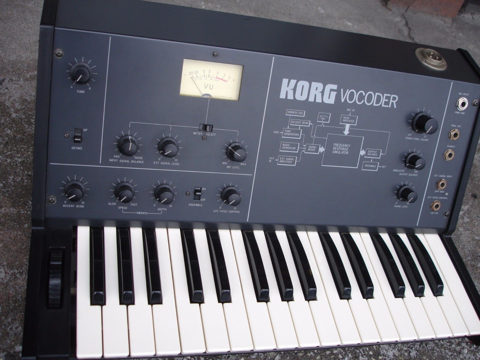 MATRIXSYNTH: KORG VC 10 analog vocoder/ synth