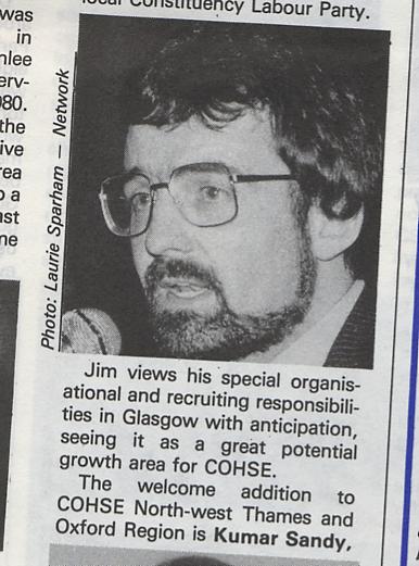 COHSE: Bangour Hospital Nurses on Strike April 1982