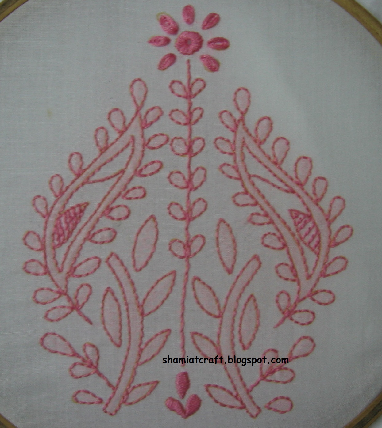 MY CRAFT WORKS: Chikankari Embroidery motif