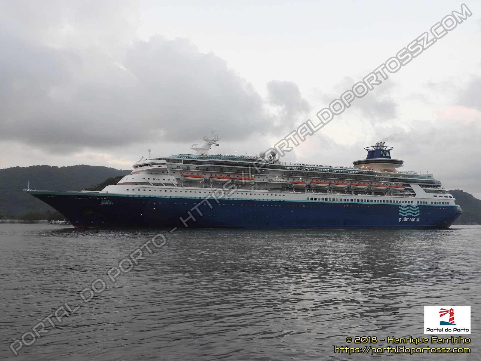 Sovereign - Primeira escala na temporada 2018/2019 - Portal do Porto