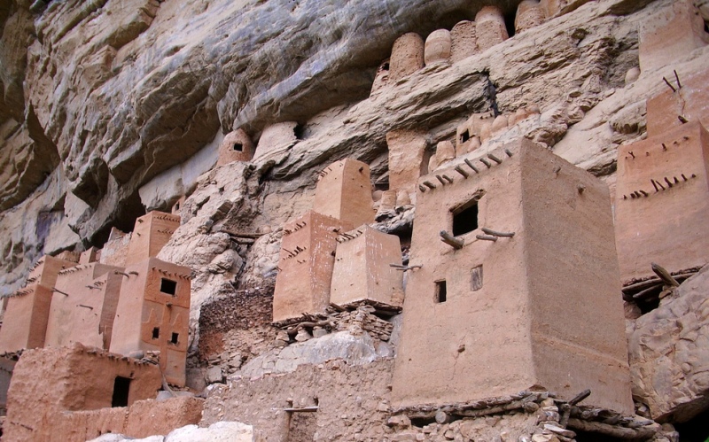 La Falla Bandiagara, el pueblo Dogon en Mali entre el cielo y la tierra ...