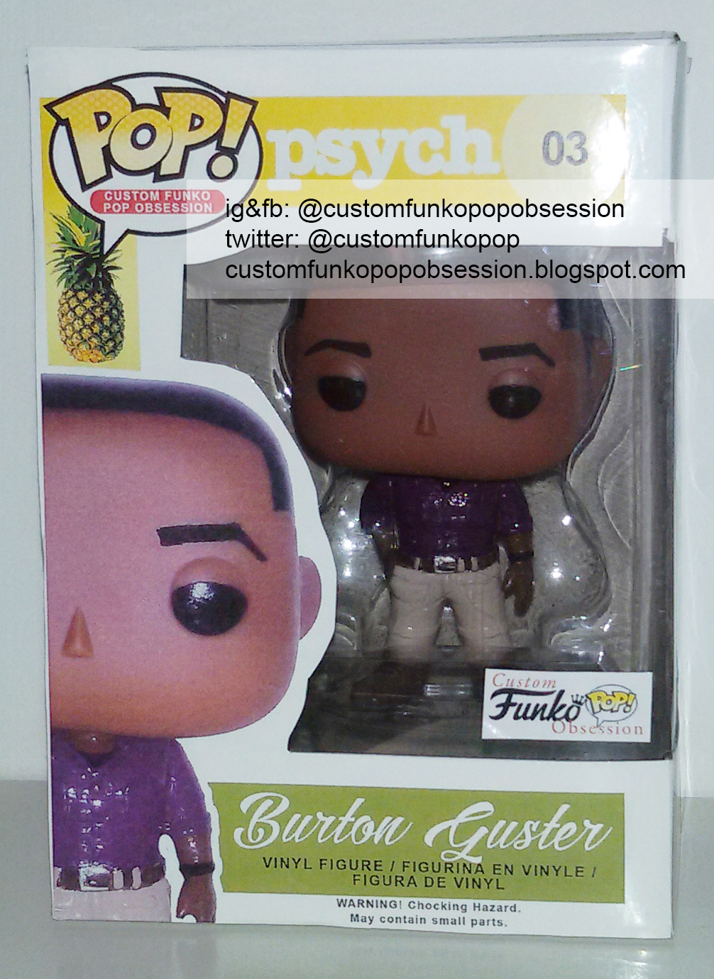 Psych Custom Funko Pop Burton Guster