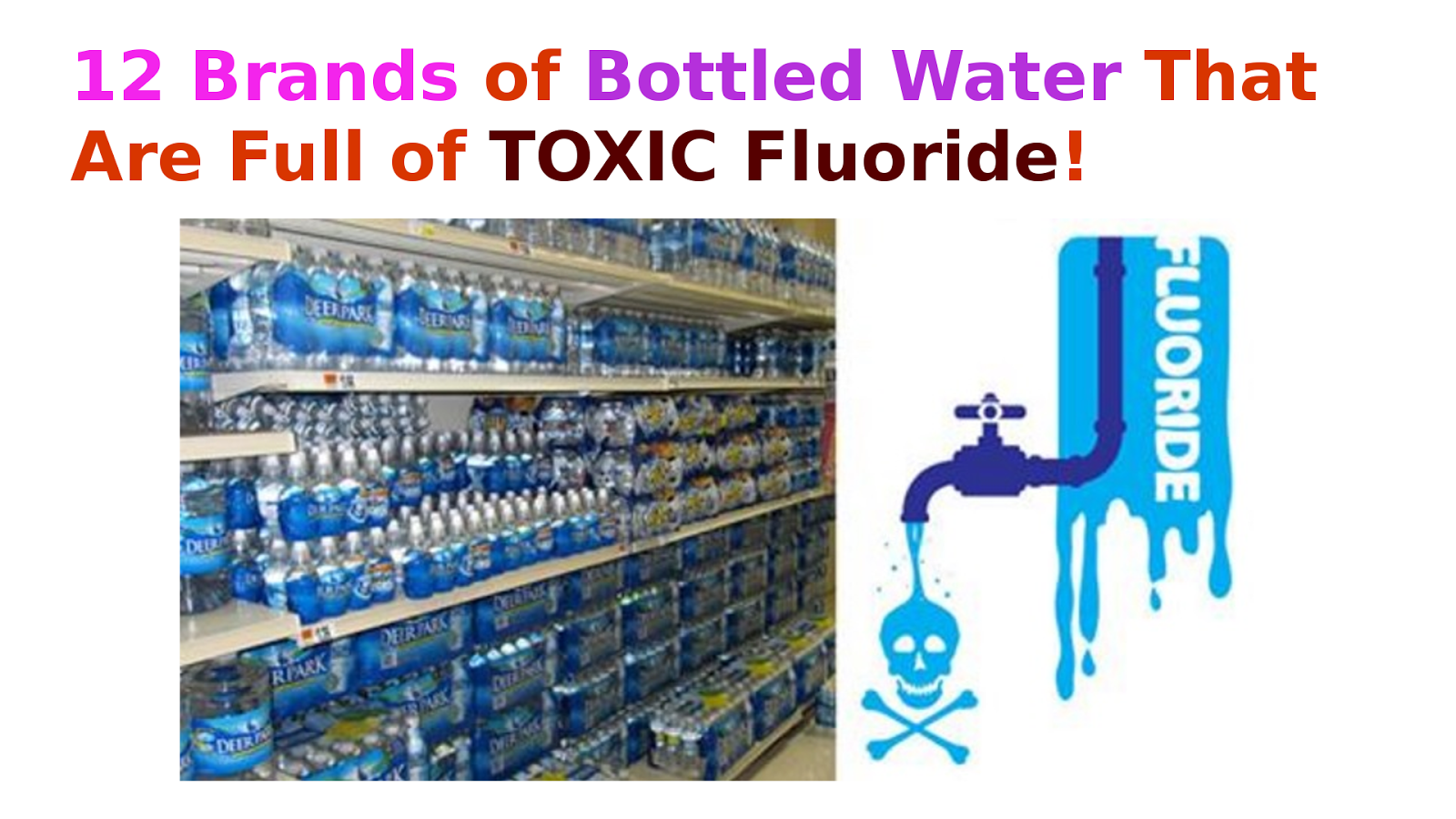 Live is about logic and choices: Most Bottled Water is Filled With ...