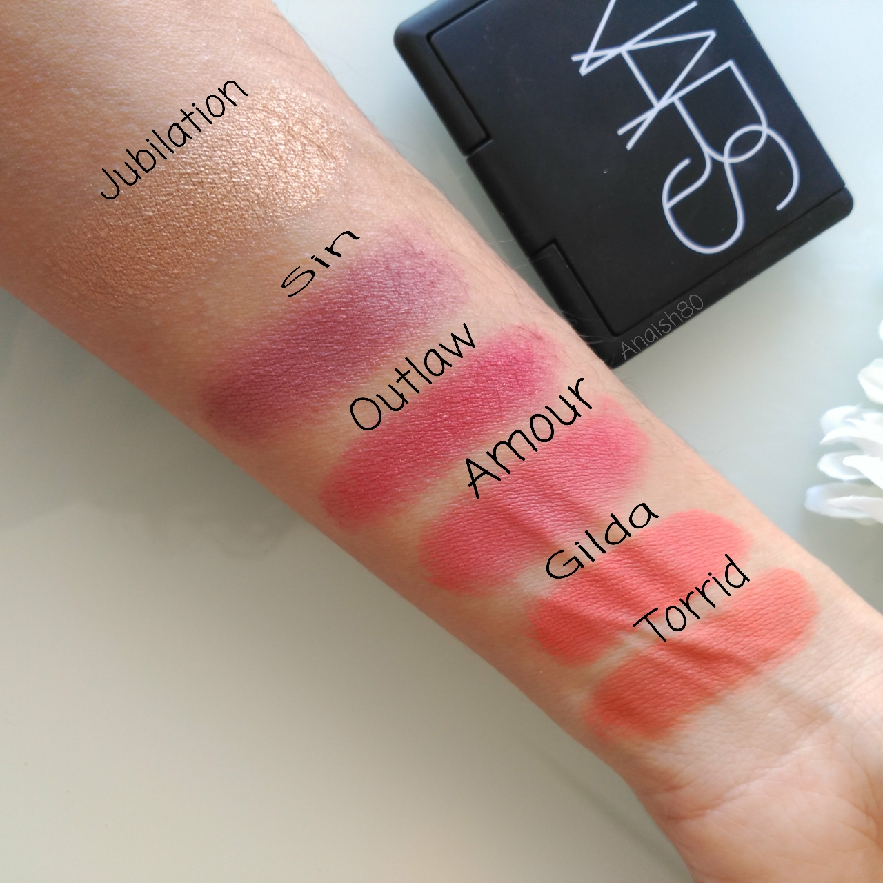 COLORETES NARS | Anaish80