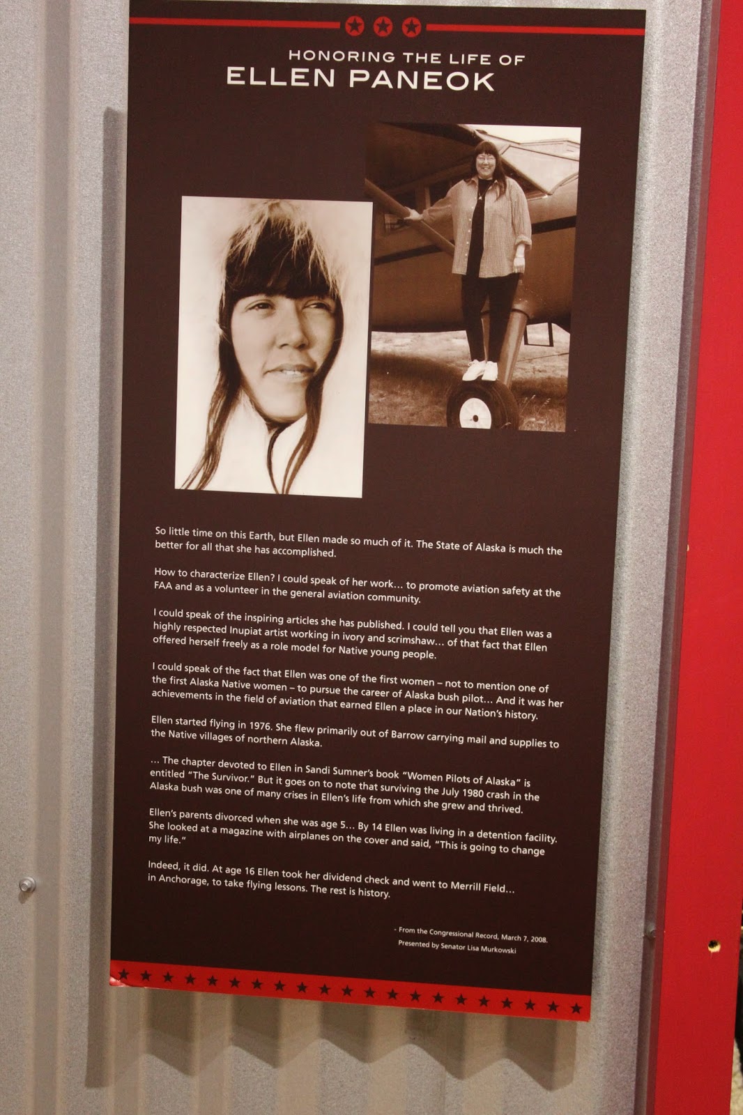 The Boomer Bus: Post 07-02-2014. Anchorage-Aviation Museum